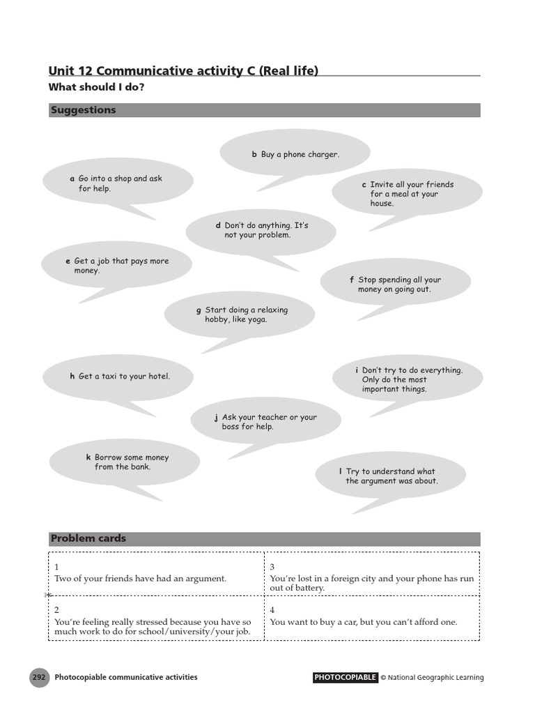 Communicative Activities for Real Life | PDF