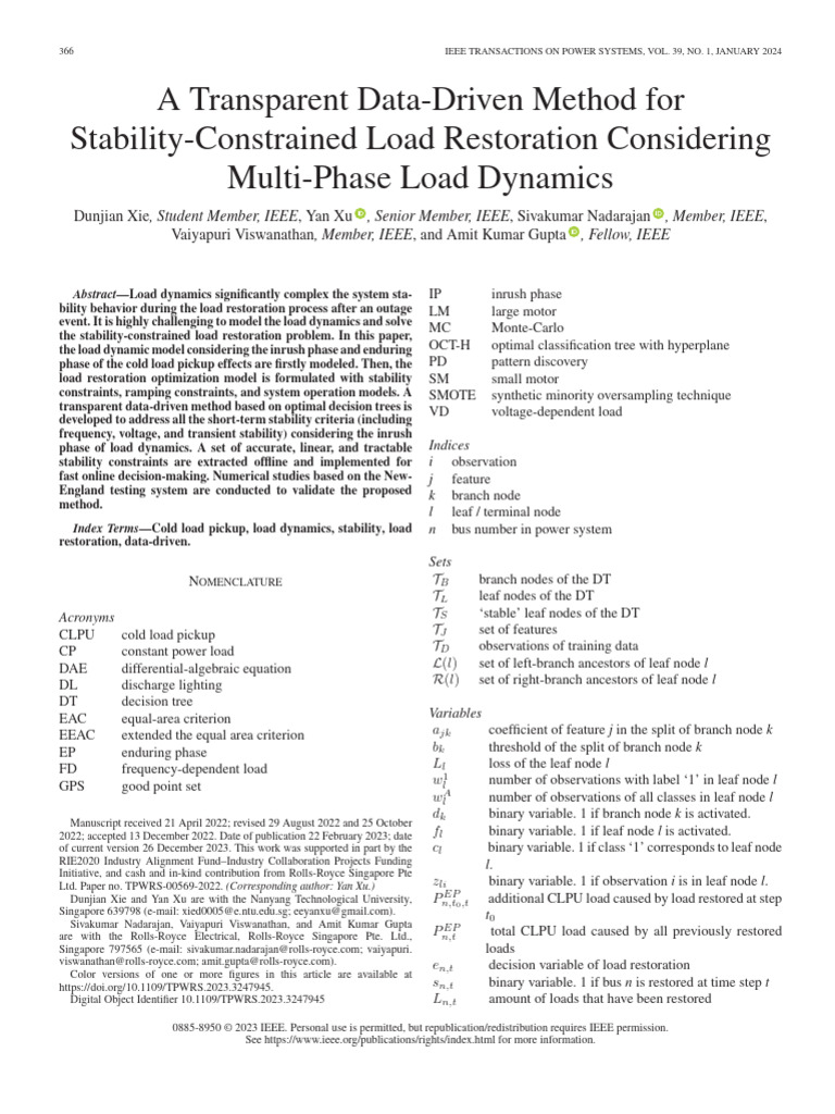 A Transparent Data-Driven Method For Stability-Constrained Load ...
