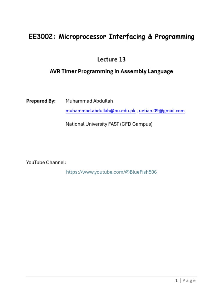 EE3002 MIP Lecture 13 | PDF | Computer Engineering | Computer Architecture
