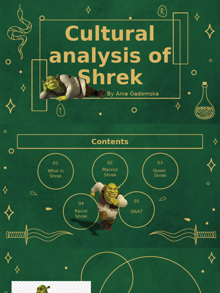 Cultural Analysis of Shrek - Presentation | PDF