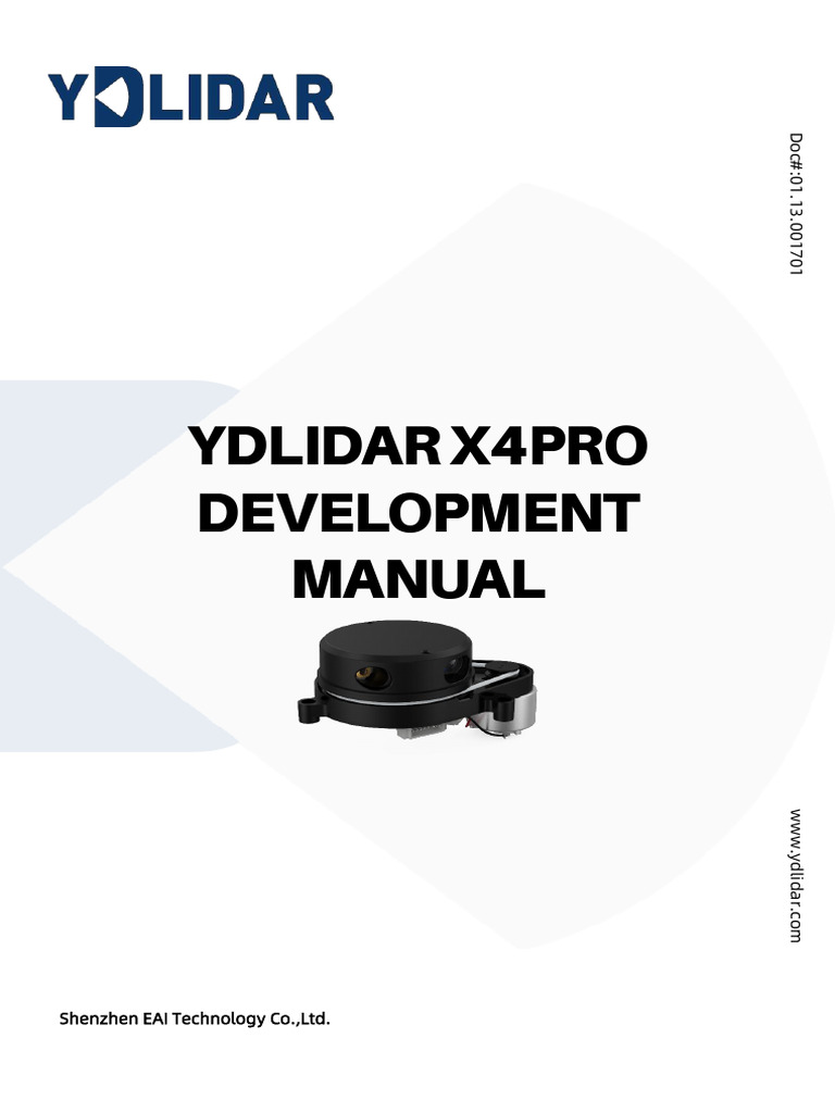 YDLIDAR X4 Pro Development Manual6 | PDF | Bit | Network Packet