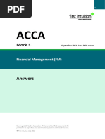 FM Formula Sheet | PDF