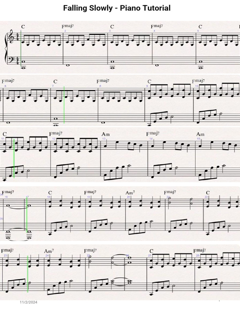 Once - Falling Slowly | PDF