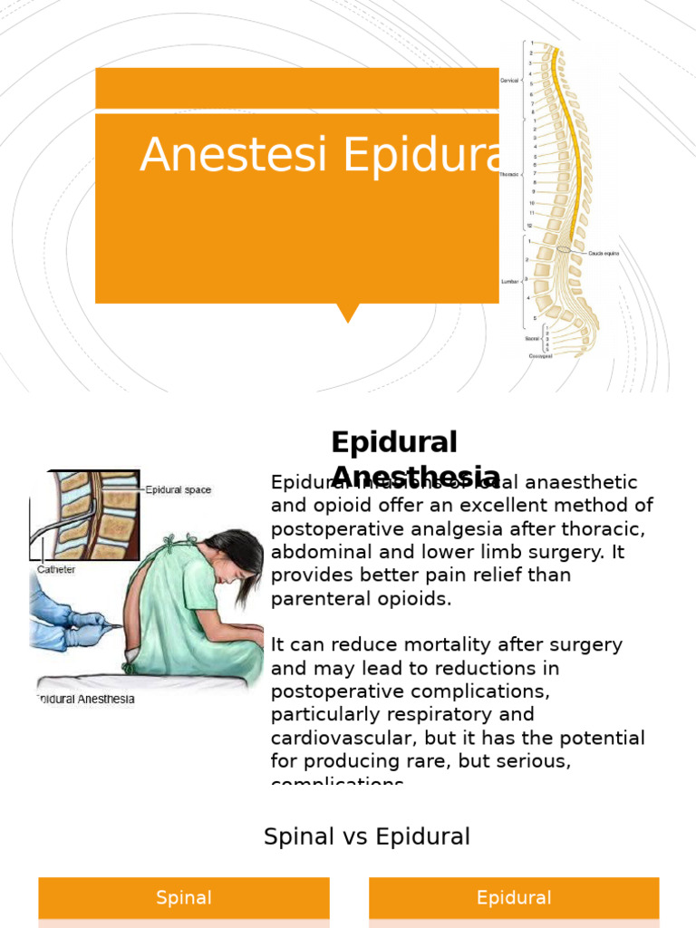 Epidural Anestesi Edit Pdf