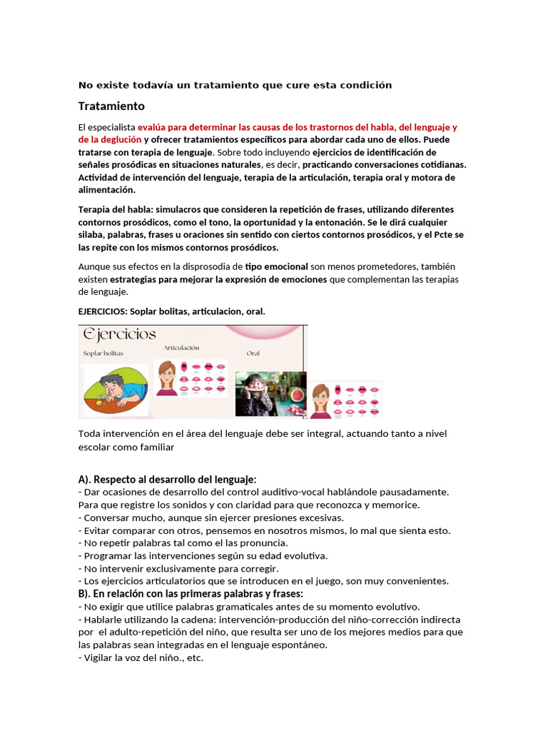Estrategias para tratar la disprosodia | PDF | Comunicación ...