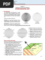 Stereonet Plotting Guide for Geology | PDF | Geometry | Space