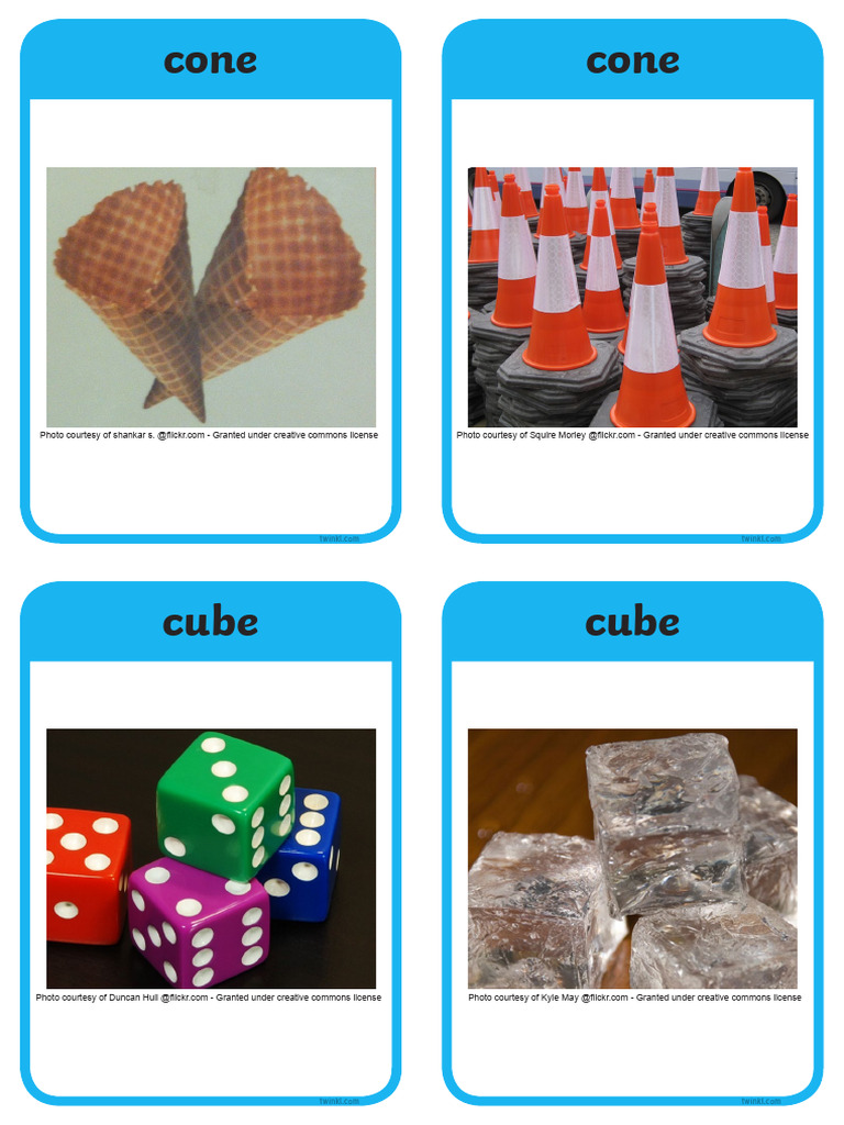Au N 169 Australia 3d Shapes Real Life Objects Cards Ver 2 | PDF ...