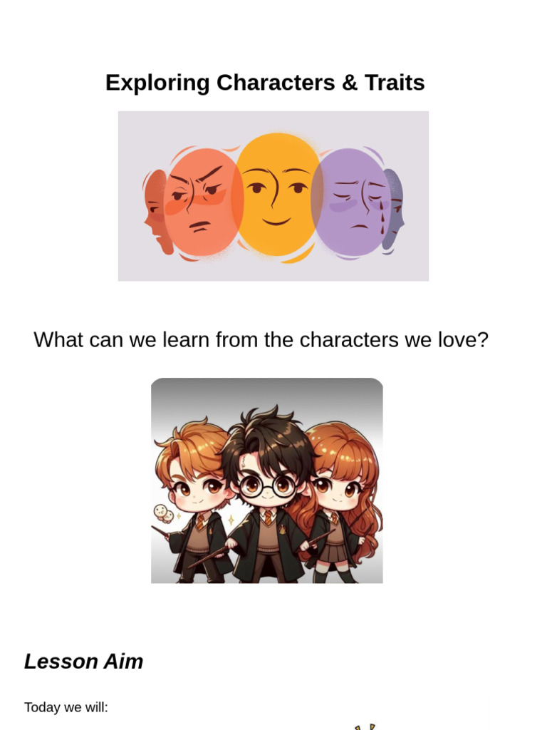Exploring Characters & Traits | PDF