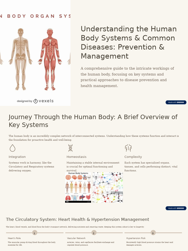 Understanding The Human Body Systems and Common Diseases Prevention and ...
