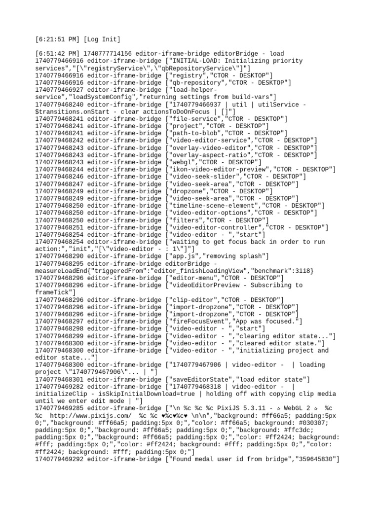 Medal Editor Log 20250228 | PDF | System Software | Computing