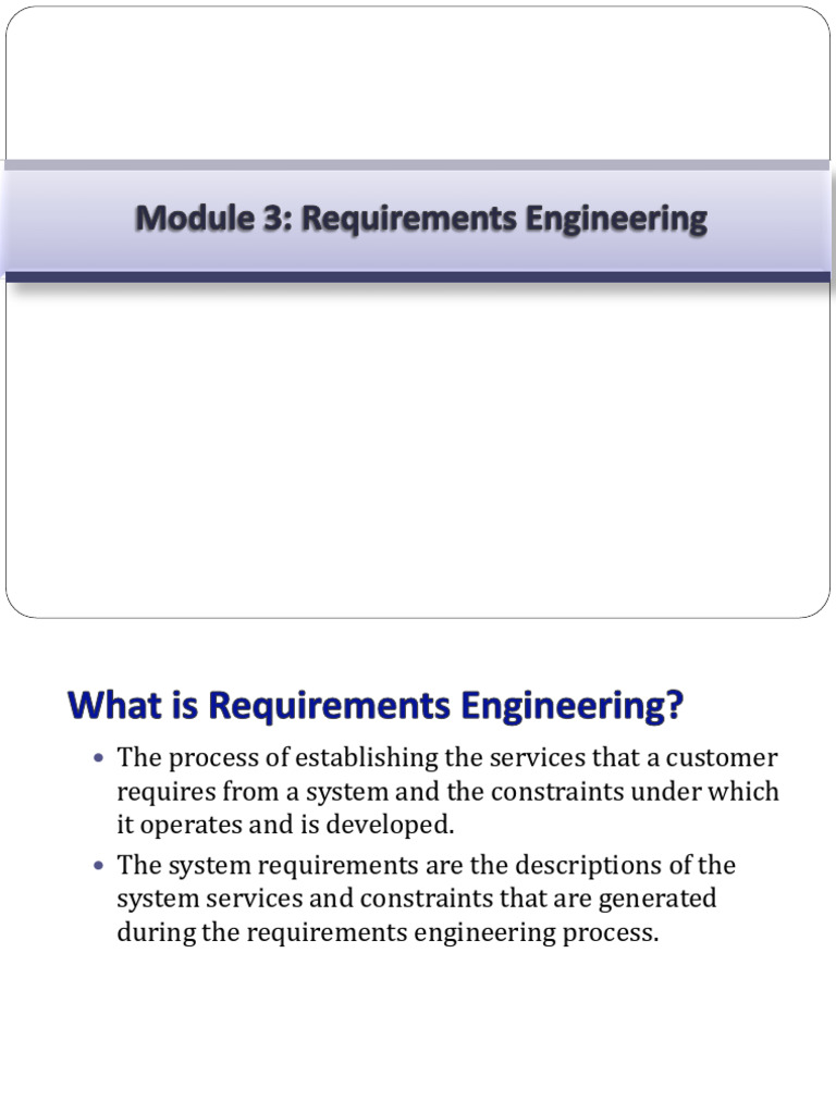 Understanding Requirements Engineering | PDF | System | Computing