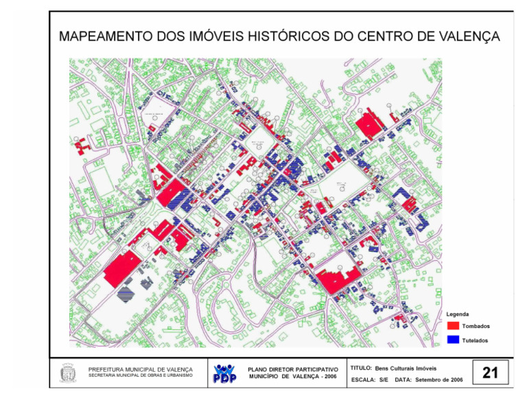 21 Mapa Imóveis Históricos Do Centro de Valença 2017 | PDF