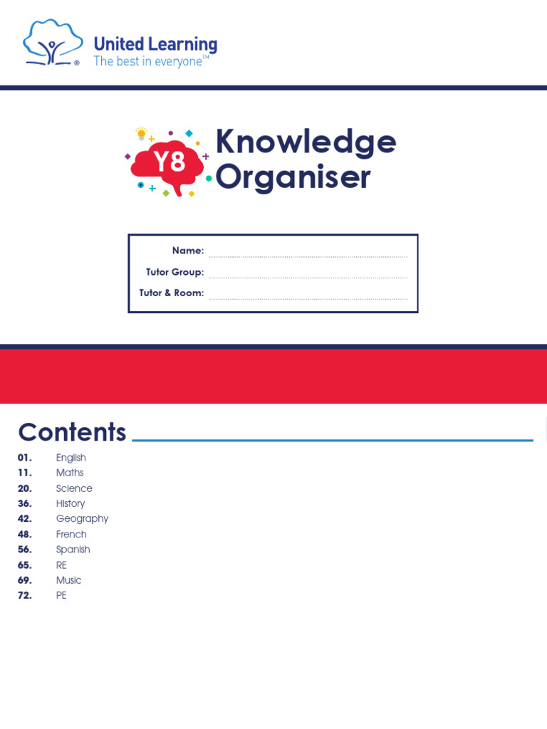 United Learning - Knowledge Organisers - Year 8 | PDF | Poetry | Narrative