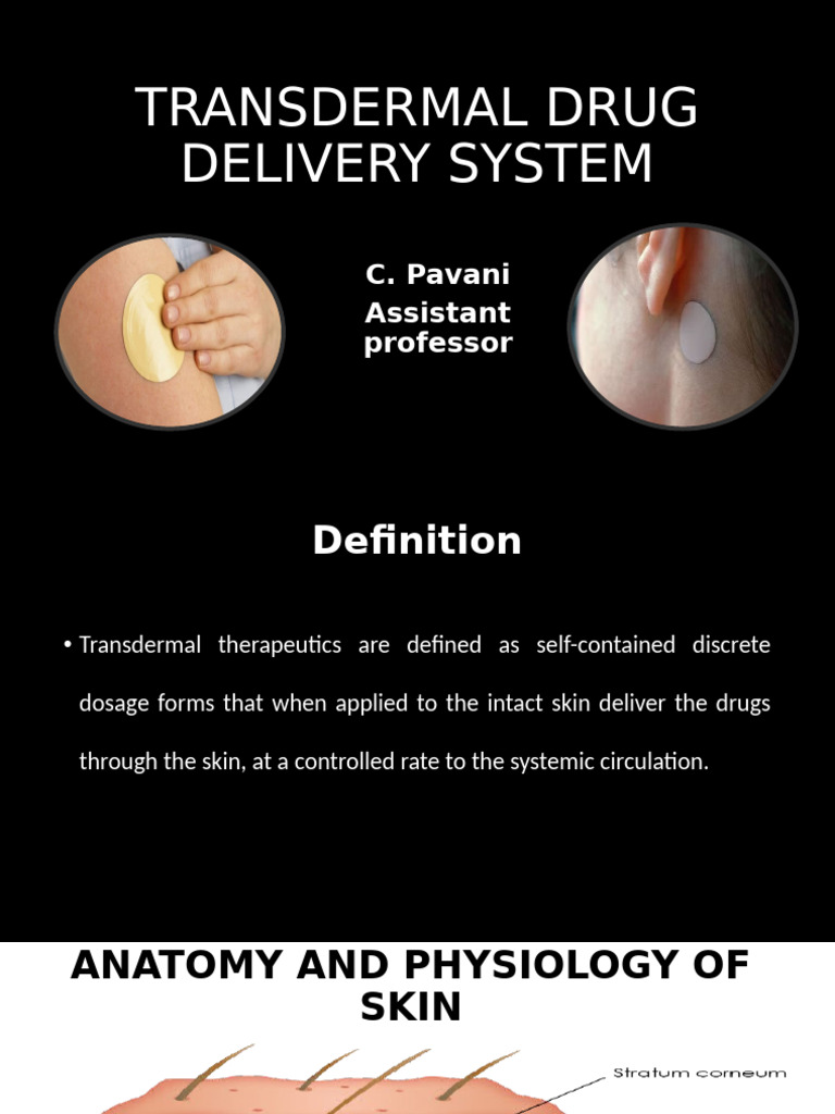 Transdermal Drug Delivery Systems Explained | PDF | Skin ...