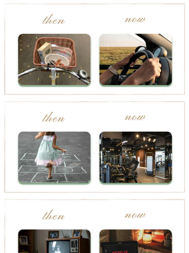Used to - Speaking Cards | PDF