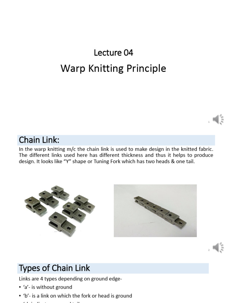 Warp Knitting Principles Explained | PDF | Knitting