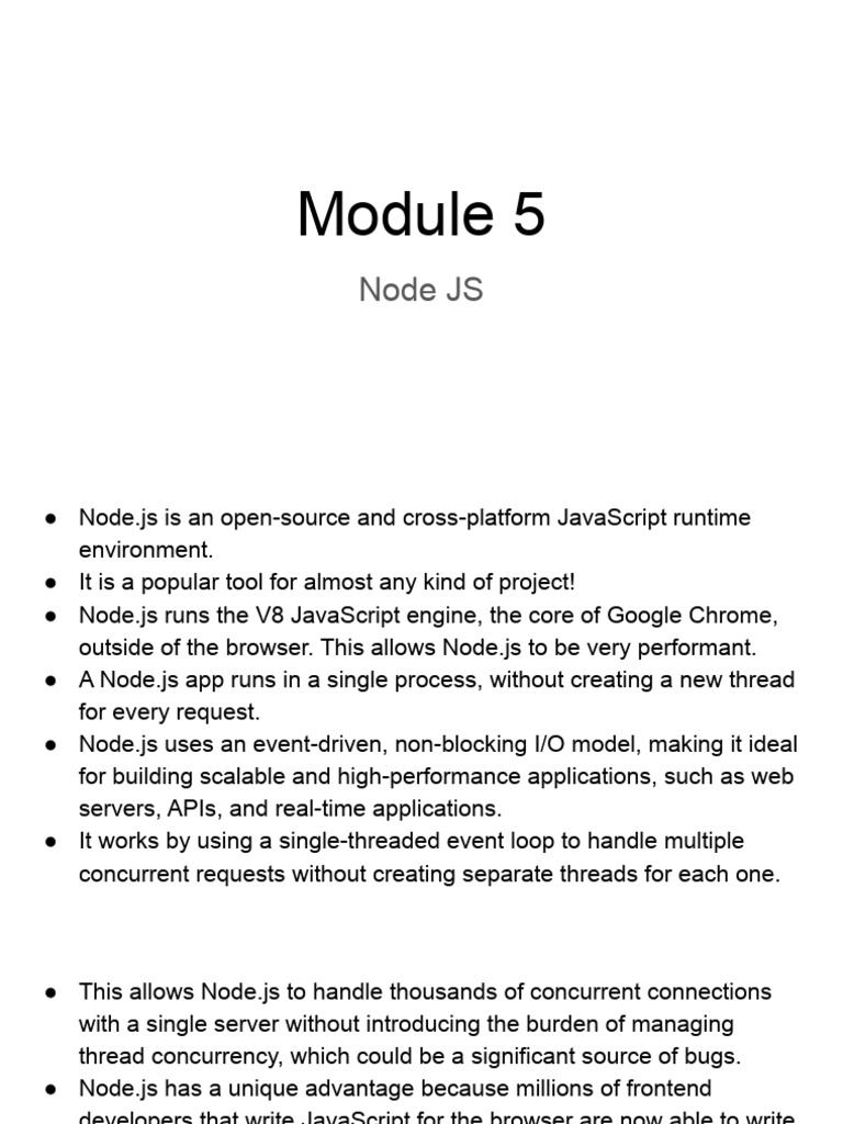 Module 5 | PDF | Java Script | Software Engineering