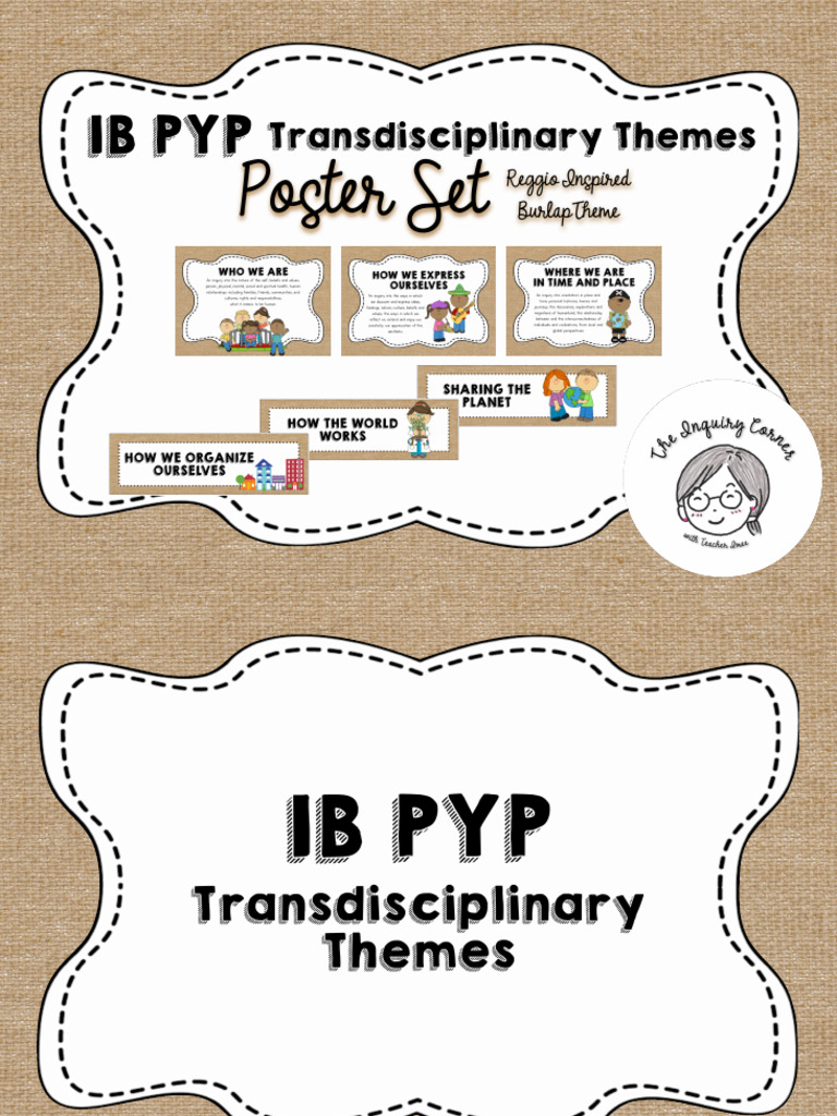 IBPYPTransdisciplinaryThemesReggioInspiredBurlapDesign-1 | PDF