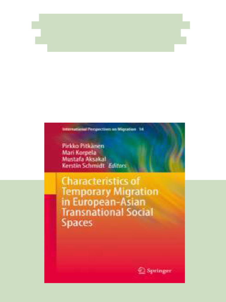 (Ebook) Characteristics of Temporary Migration in European-Asian ...