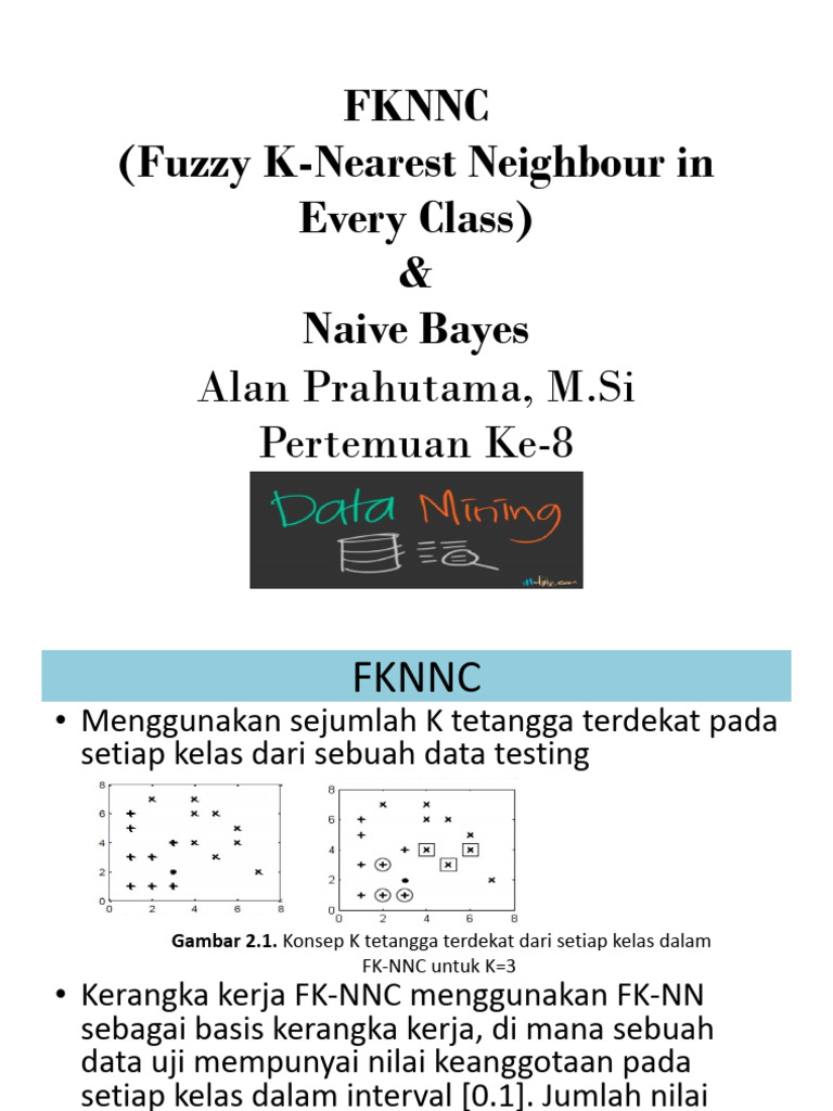M3. FKNNC dan Naive Bayes.ppt | PDF
