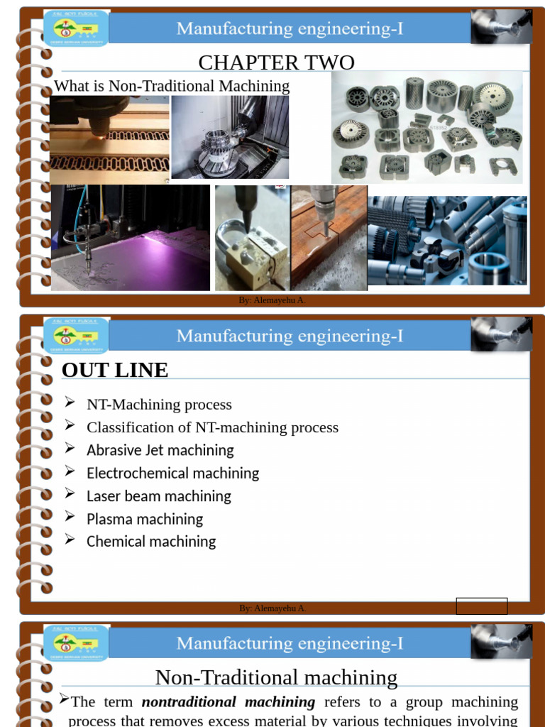 CH 2 Non Traditional Machining Process - 080903 | PDF | Machining ...