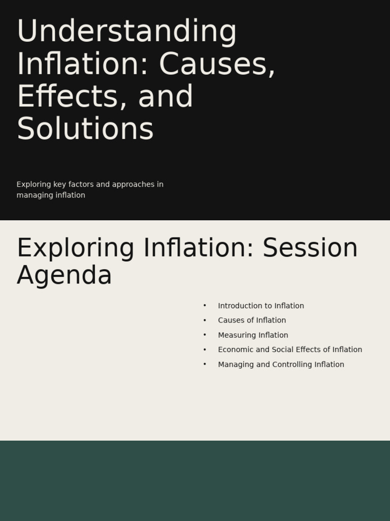 Understanding Inflation PPT | PDF | Cost Of Living | Inflation
