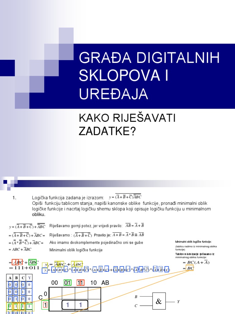 Logicki Sklopovi Rjesenja | PDF