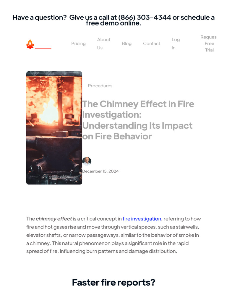 The Chimney Effect in Fire Investigation - Understanding Its Impact On Fire Behavior | PDF ...