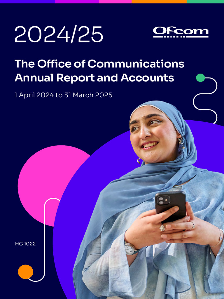 Ofcom Annual Report 2024/25 Summary | PDF | Cost Of Living | Computer ...
