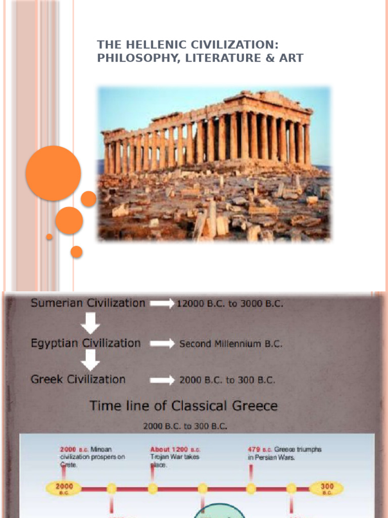 The Hellenic Civilization and Philosophy, Literature and Art - Final (1 ...