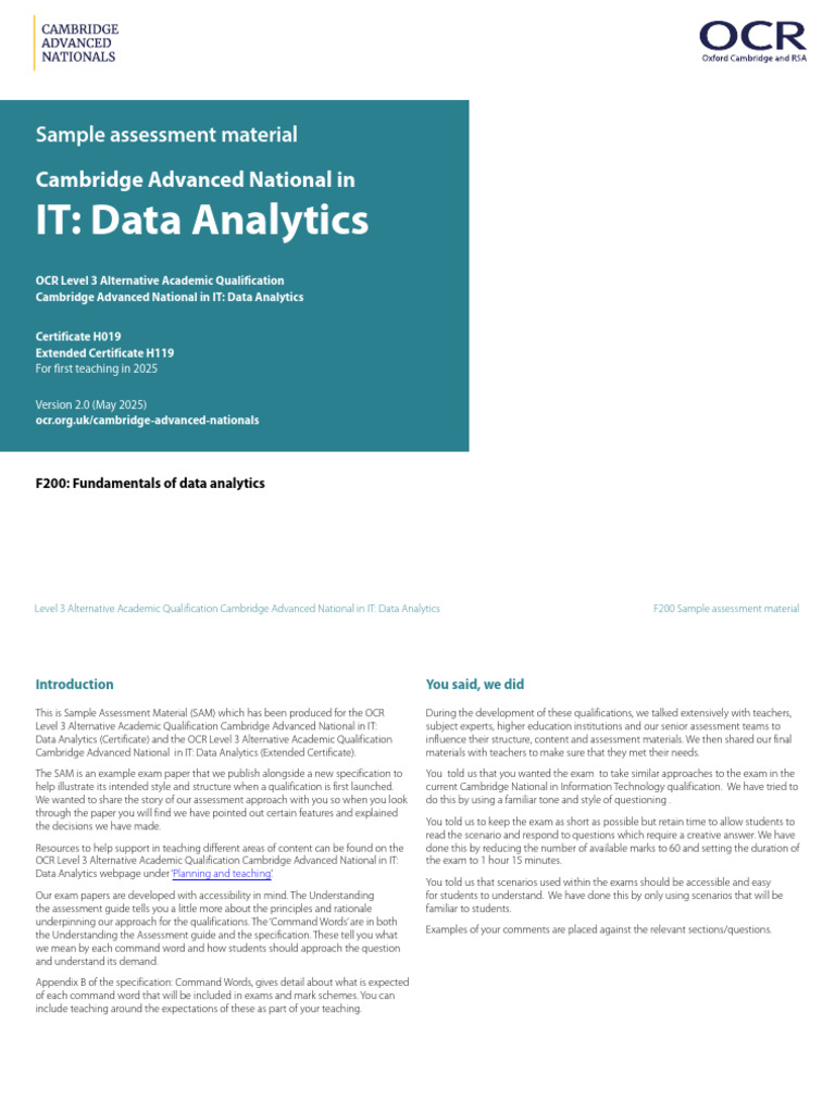 Ict f200 Sample Paper | PDF | Databases | Computing