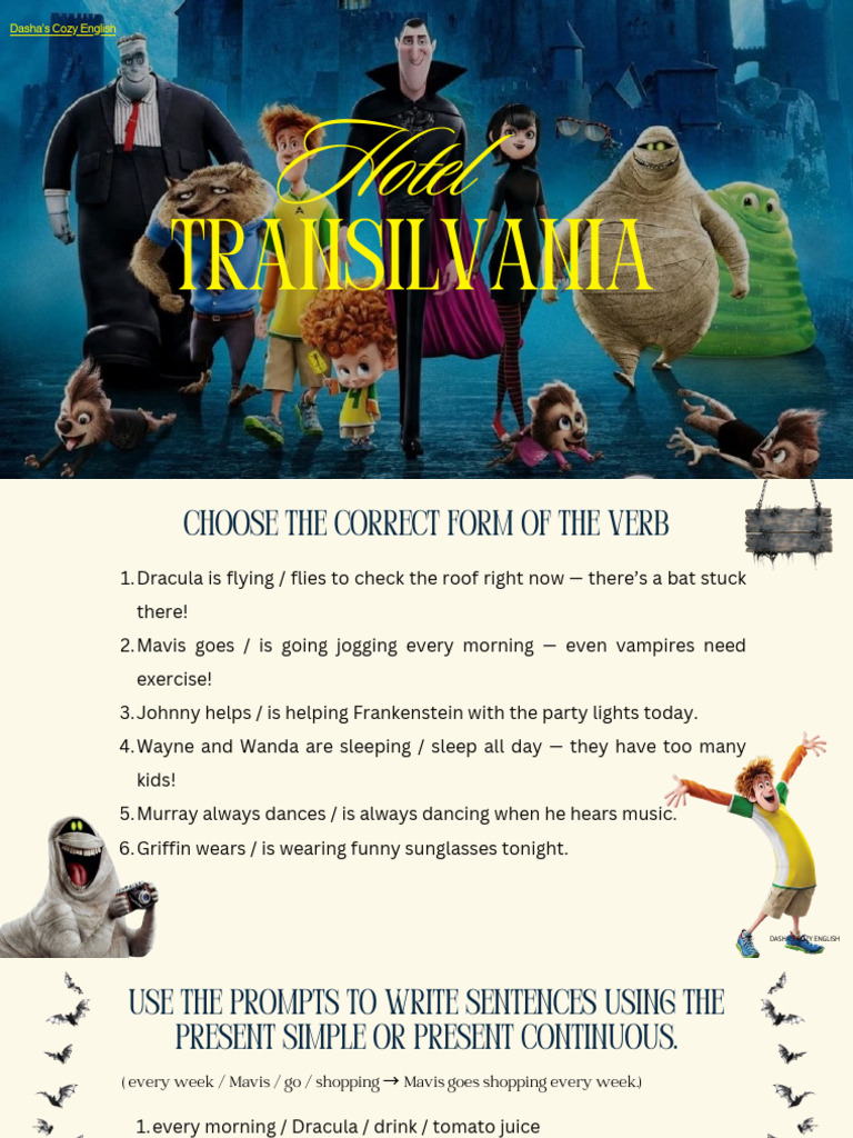 Hotel Transylvania Dasha's Cozy English | PDF