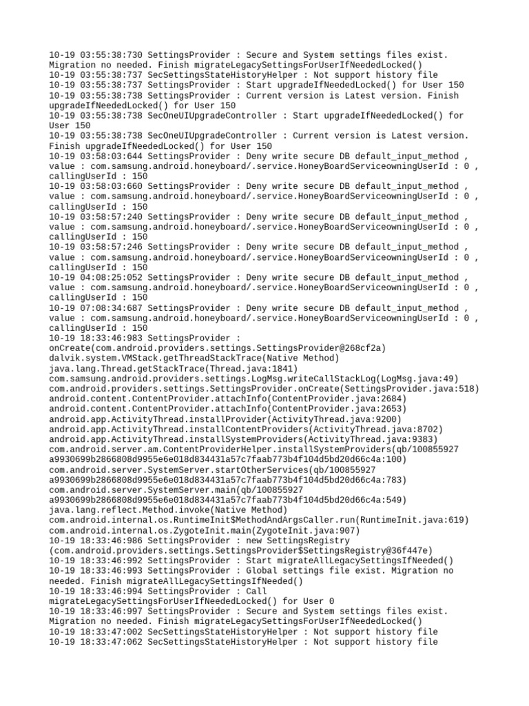 Settings Provider | PDF | Software Engineering | Computer Engineering