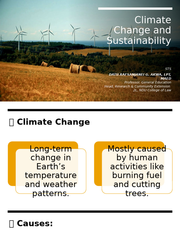 Climate Change Sts | PDF