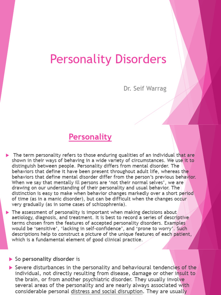 10 Personality Disorders | PDF | Personality Disorder | Mental Disorder