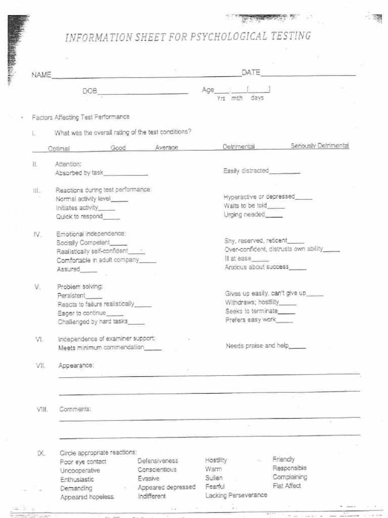 Observation Sheet | PDF