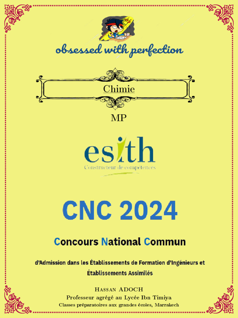 Correction Concours Chimie MP 2024 | PDF | Valence (Chimie) | Chimie