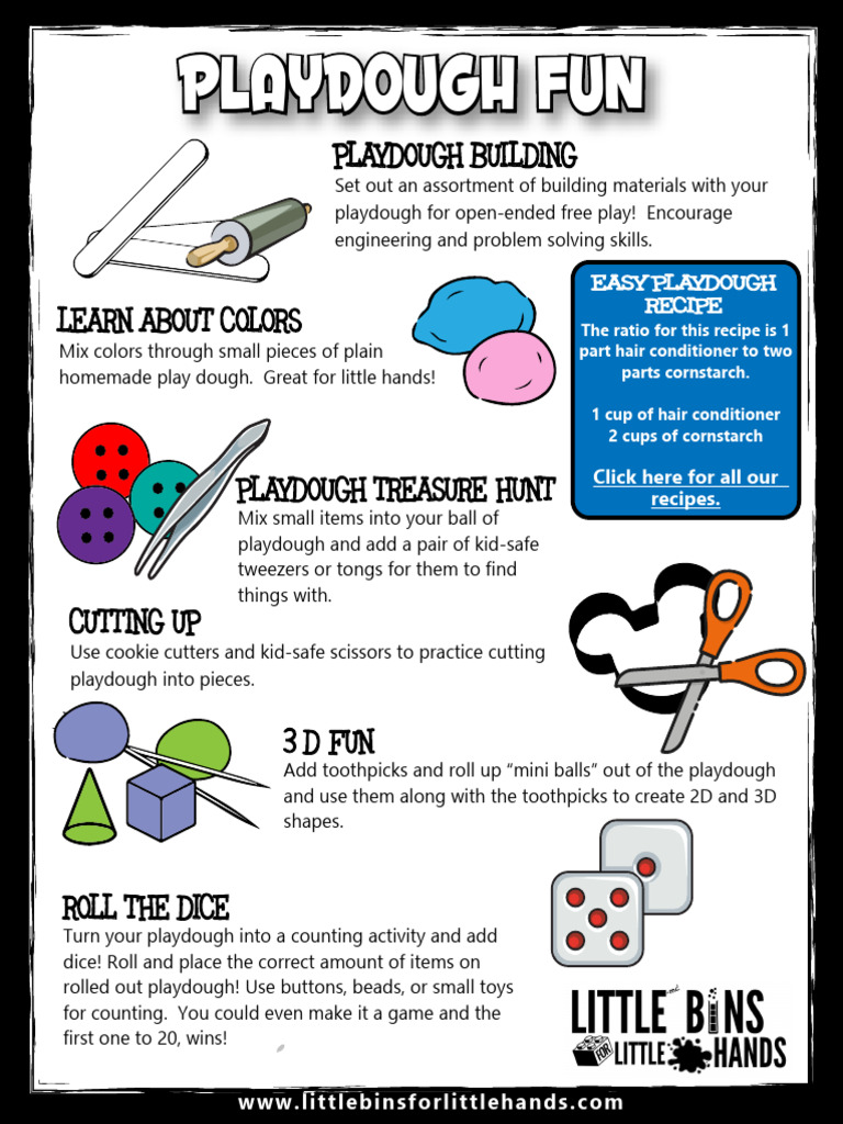 Playdough Poster | PDF