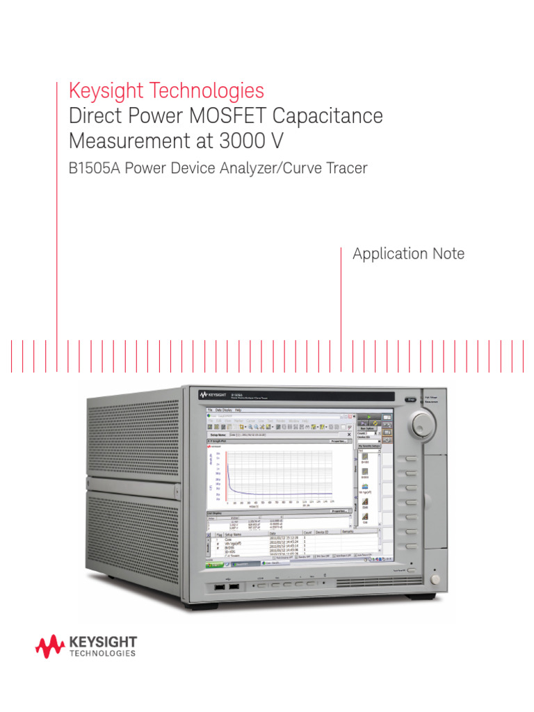 Direct Power MOSFET Capacitance Measurement at 3000 V | PDF | Mosfet ...