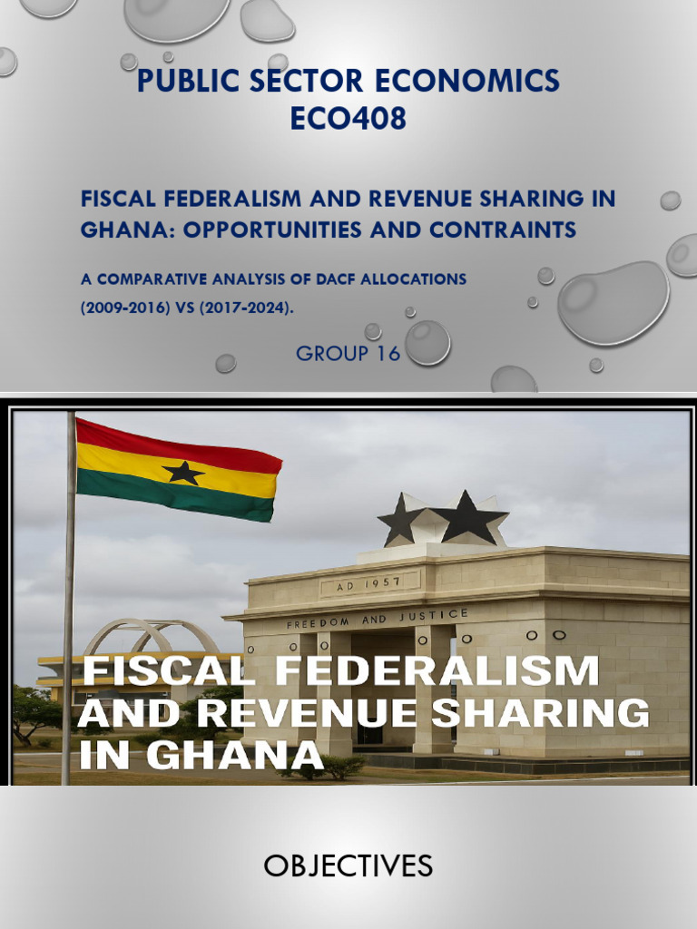 Group 16 Fiscal Federalism .... | PDF | Federalism | Decentralization