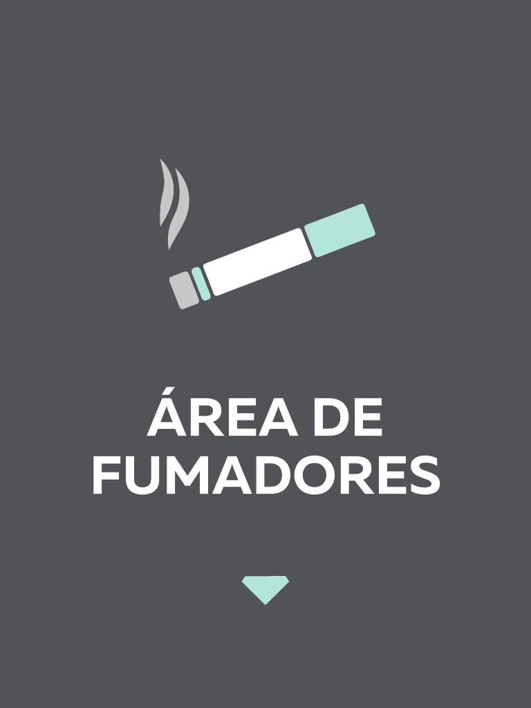 Cartel Area Fumadores - A4 - Con 2 CM de Demasia Por Lado | PDF