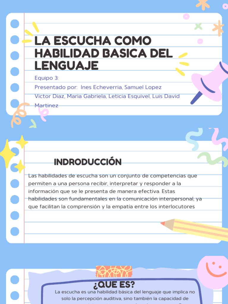 La Escucha Como Habilidad Basica12 | PDF | Atención | Comunicación