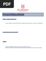 Throwball Game Rules and Regulations | PDF