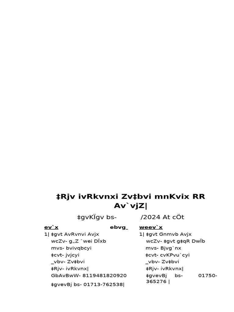 Azahar Ali vs Ehsan Ali(Declaration of Nul & Void Deed)-Tanor | PDF