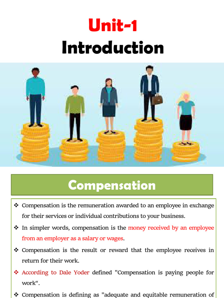 RCM Unit-1 | PDF | Cost Of Living | Compensation And Benefits