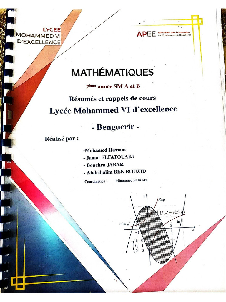Cours Maths 2bac SM - LYDEX | PDF