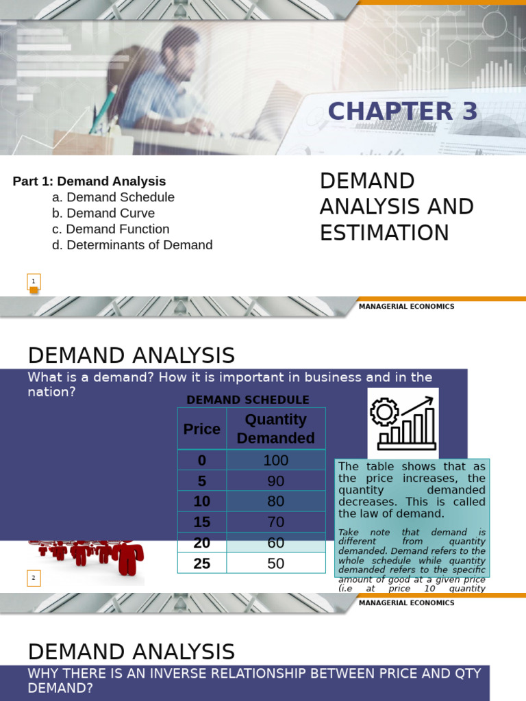 CHAPTER 3 Part 1 - MANAGERIAL ECONOMICS - Lecture | PDF | Demand ...