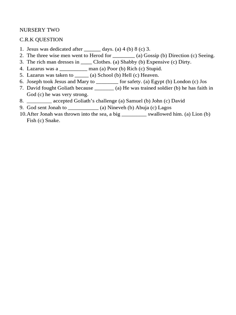 JOSEPH WAKAT DOMINIC WORK | PDF | Jonah