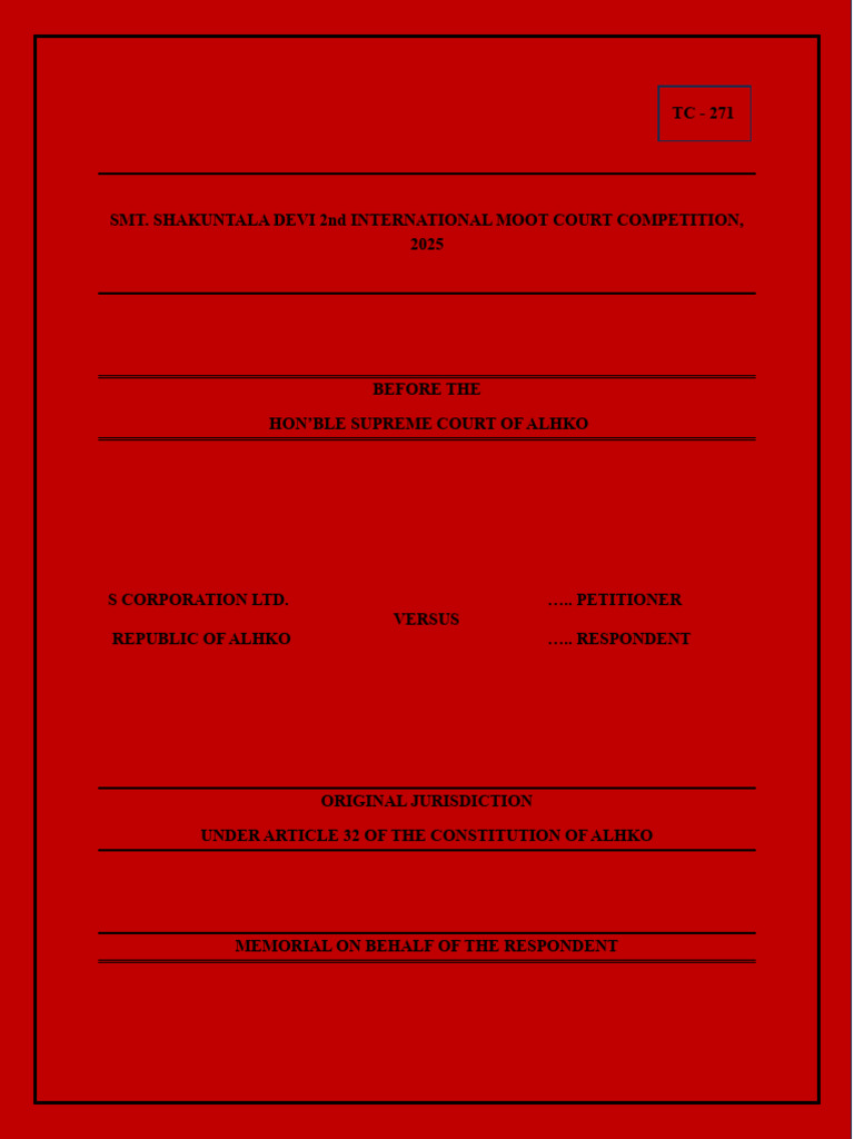RESPONDENT (1) (2)[1] | PDF | Citizenship | Standing (Law)
