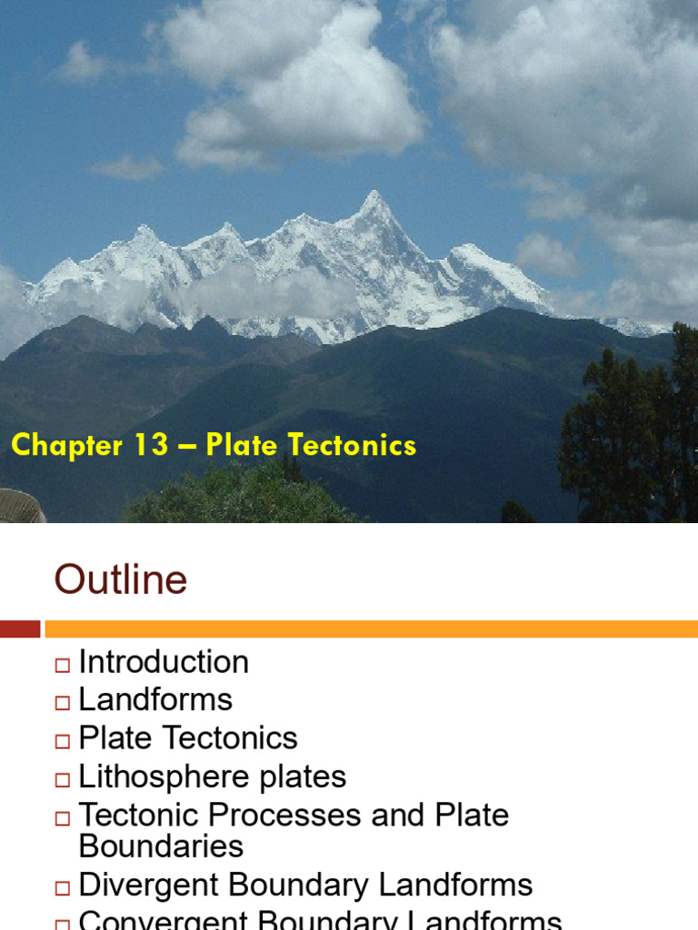 Topic 4 Plate Tectonic | PDF | Plate Tectonics | Tectonics